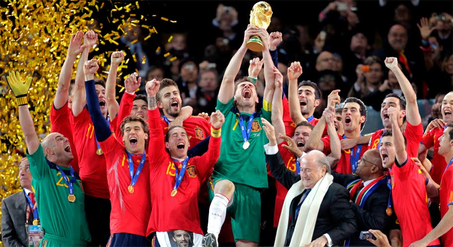 Spain in the World Cup: Holland 0 - Spain 1, Spain World Cup Champion